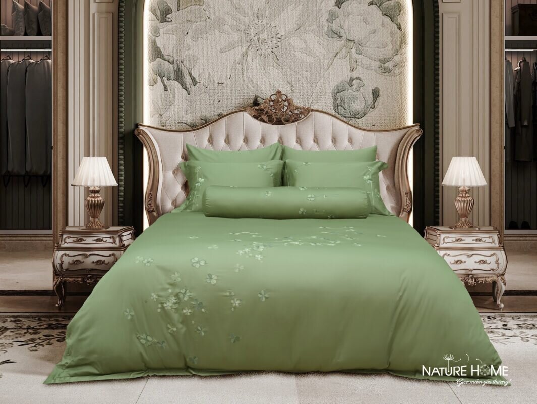 Bộ chăn ga Nature Home Cotton Good Luck - Nature Home